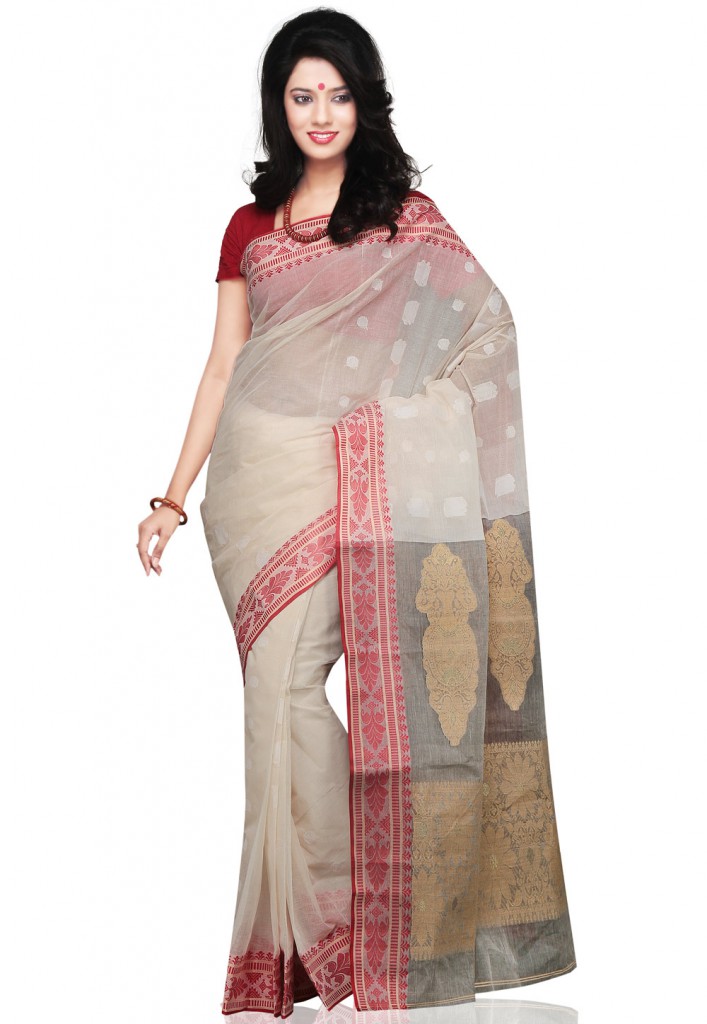 Tant Saree (Image Courtesy: Utsav Fashion) - Utsavpedia