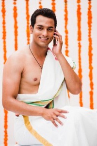 Information About Silk Dhoti and Angavastram | Utsavpedia